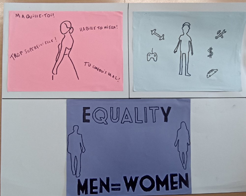 Affiches contre les discriminations - Collège Simone VEIL - Lamballe