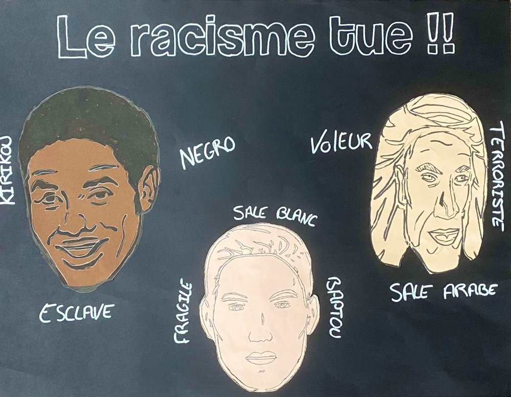Affiches contre les discriminations - Collège Simone VEIL - Lamballe