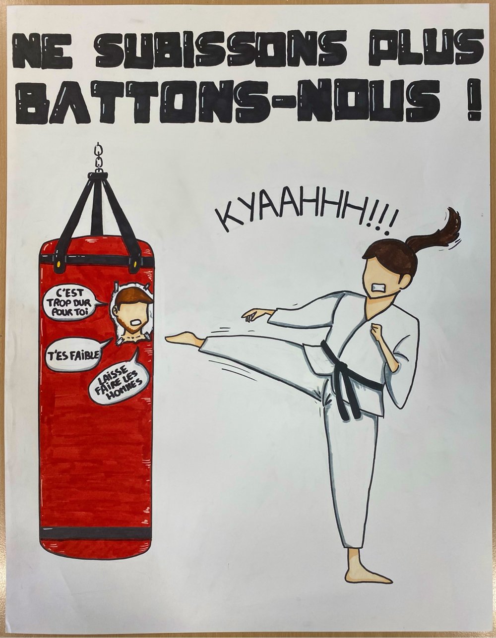 Affiches contre les discriminations - Collège Simone VEIL - Lamballe