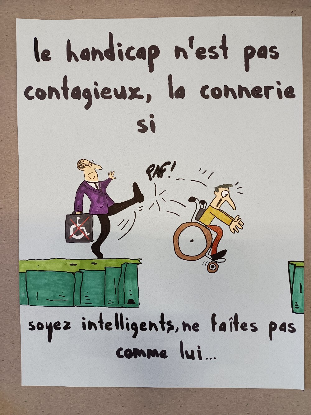 Affiches contre les discriminations - Collège Simone VEIL - Lamballe